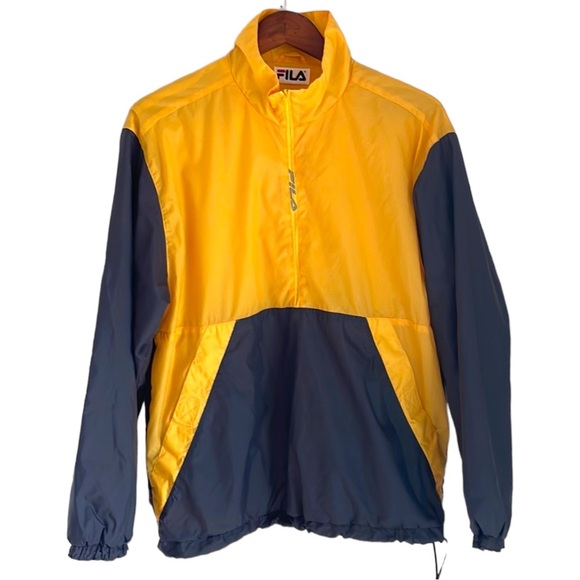 Fila | Jackets & Coats | Vintage Fila Jacket Large Quarter Zip Pullover ...
